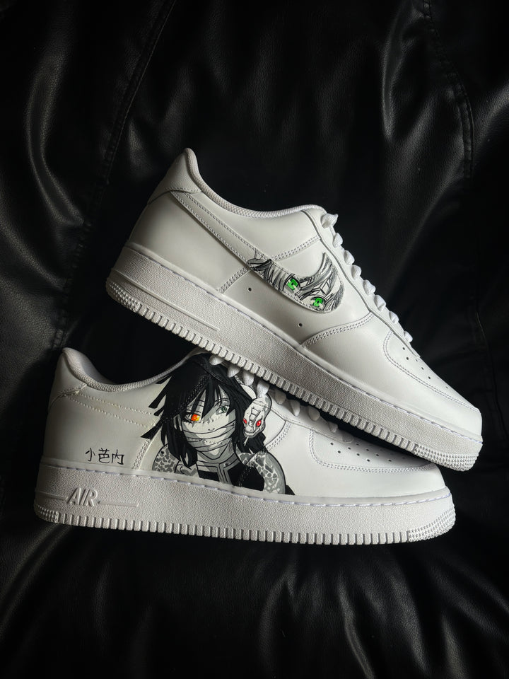 Nike Air Force 1 x Demon Slayer: Kimetsu no Yaiba (Kanroji × Iguro ...